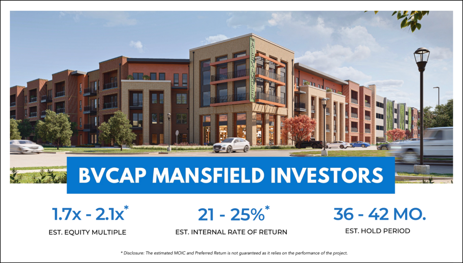 Investment Offering | Multifamily Development | Mansfield, TX
